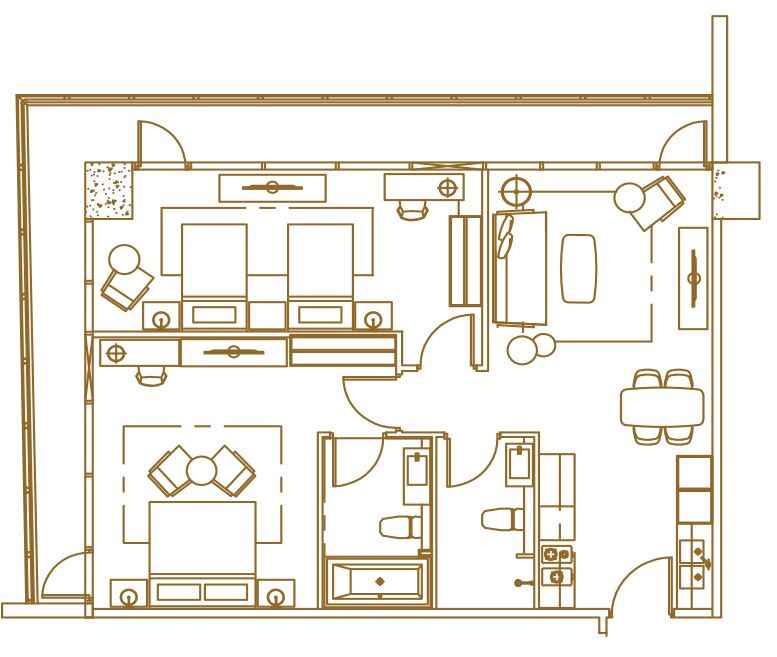 2-Bedroom Executive Suite - I'M Hotel - Official Website